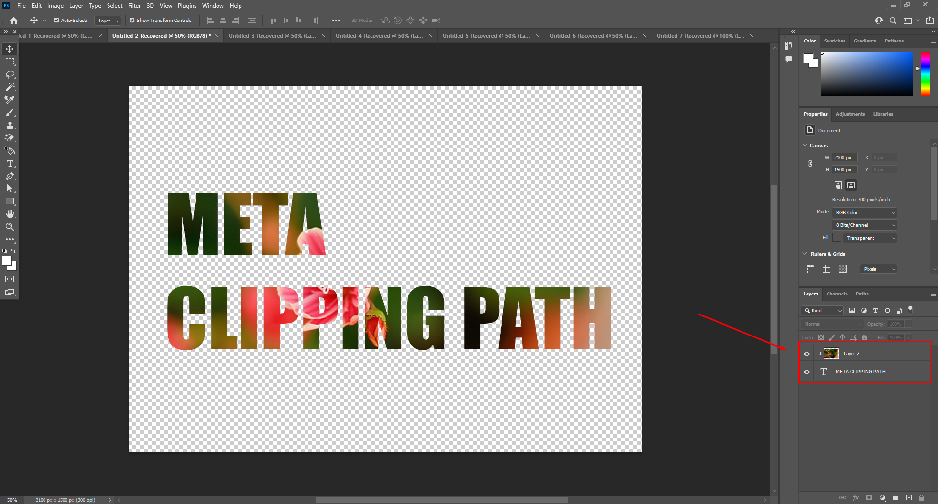 Clipping Mask in Photoshop: Everything You Need to Know - Meta Clipping Path