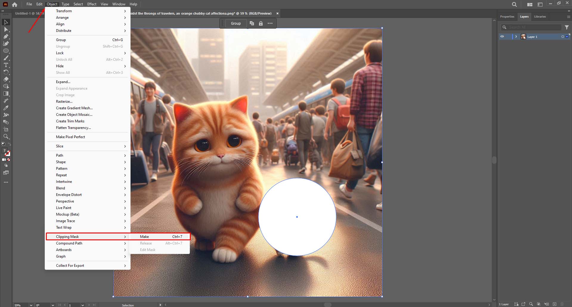 What is a Clipping Mask in Illustrator? [Type, How to Create, and More ...