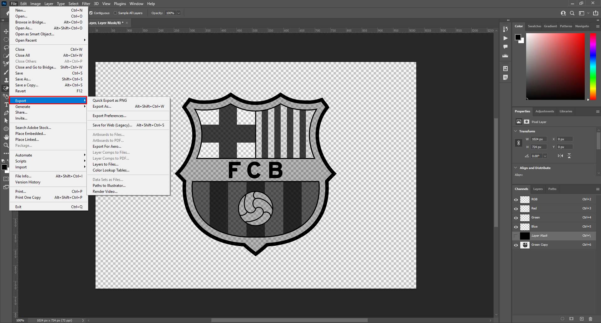 How to Remove Background from Logo in Photoshop - Meta Clipping Path