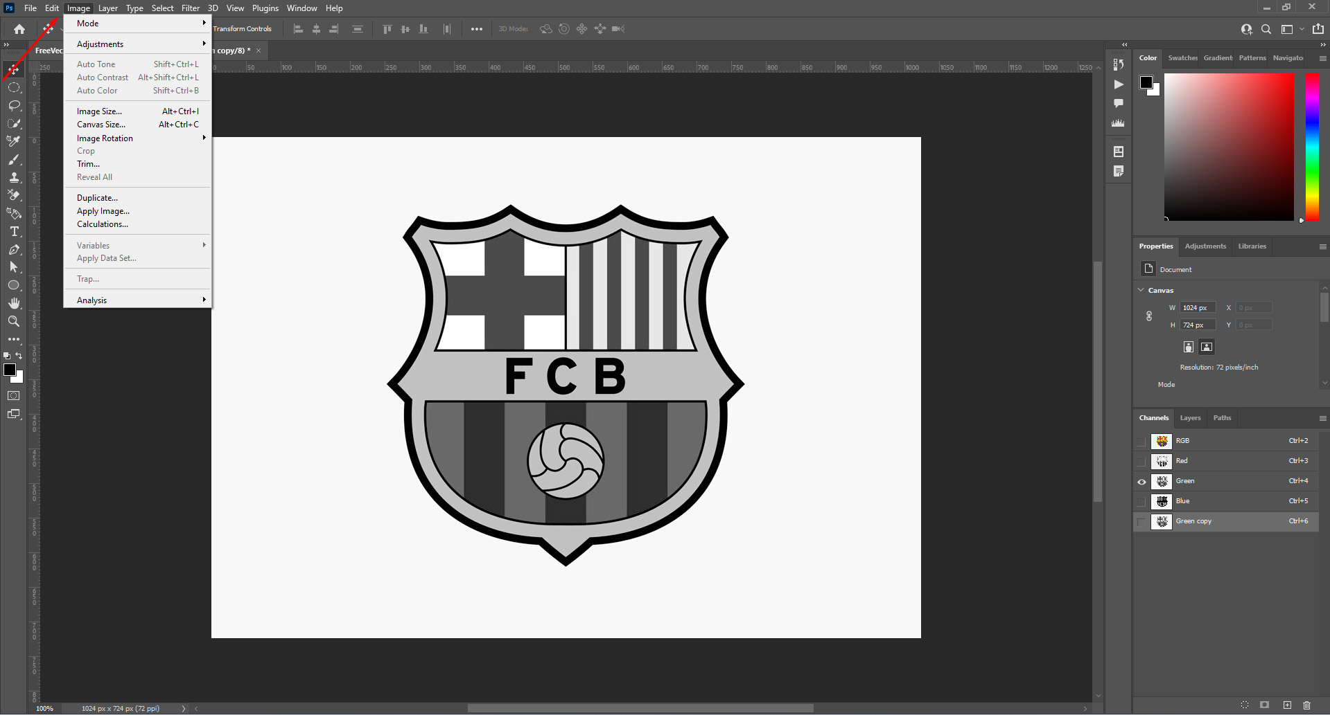 How to Remove Background from Logo in Photoshop - Meta Clipping Path