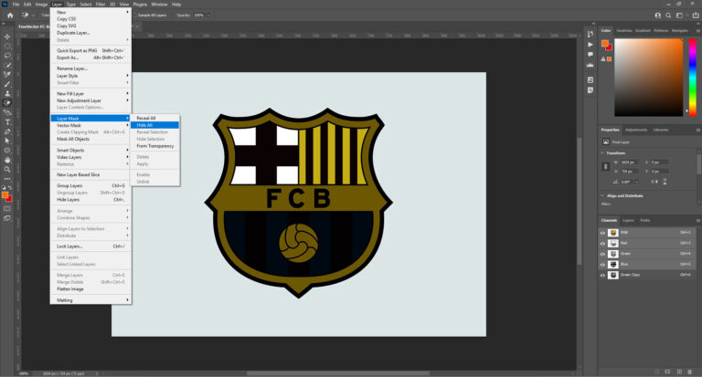 How to Remove Background from Logo in Photoshop - Meta Clipping Path