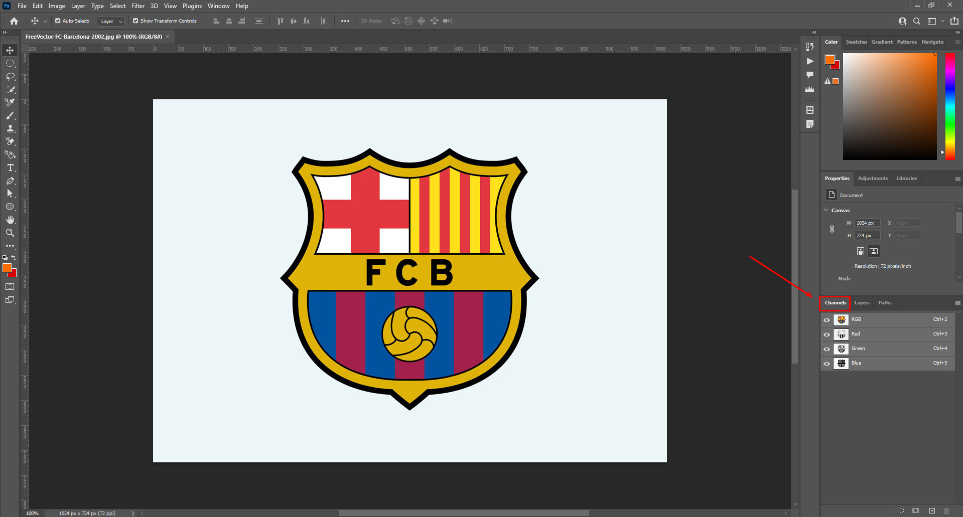 How to Remove Background from Logo in Photoshop - Meta Clipping Path