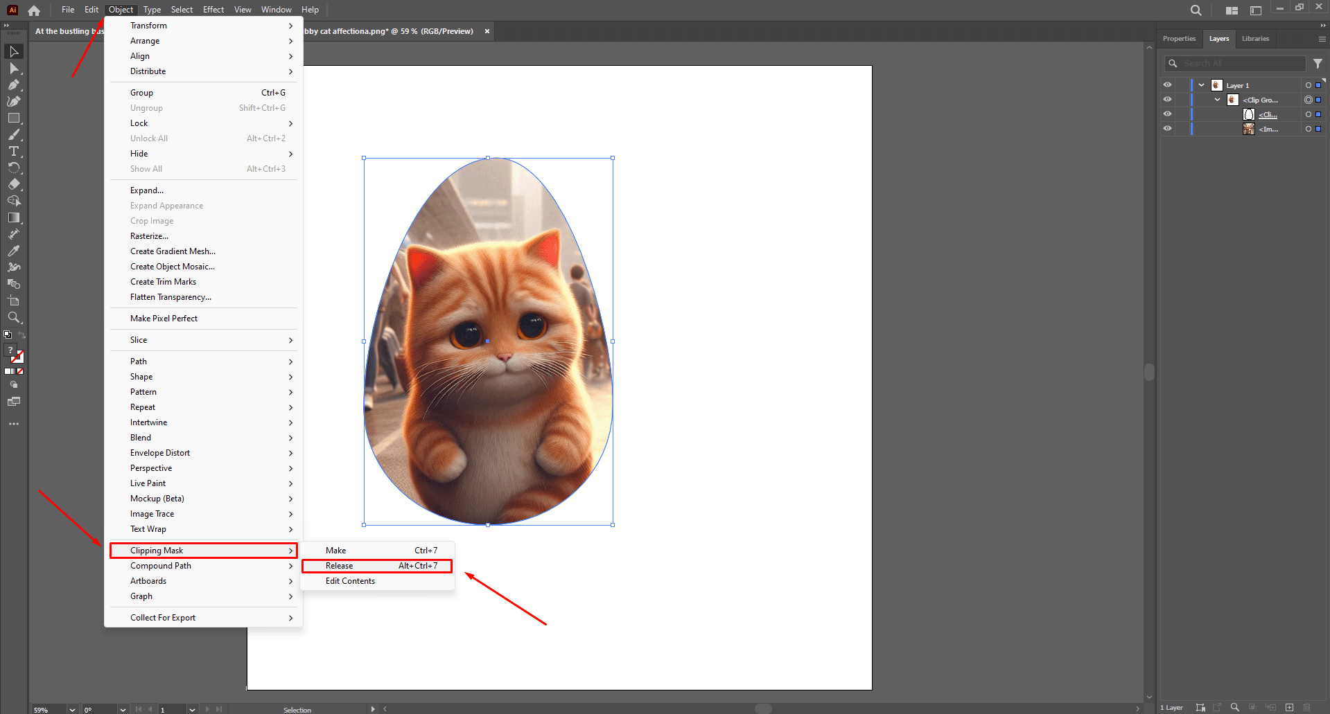 What is a Clipping Mask in Illustrator? [Type, How to Create, and More ...